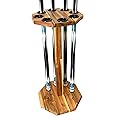 Amazon.com: GACCO BILLIARDS Freestanding Billiard Cue Rack, Pool Table Accessories Hold 8 Cues ...