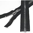 Amazon.com: #10 24 Inch Metal Jacket Zippers Black Nickel Separating ...