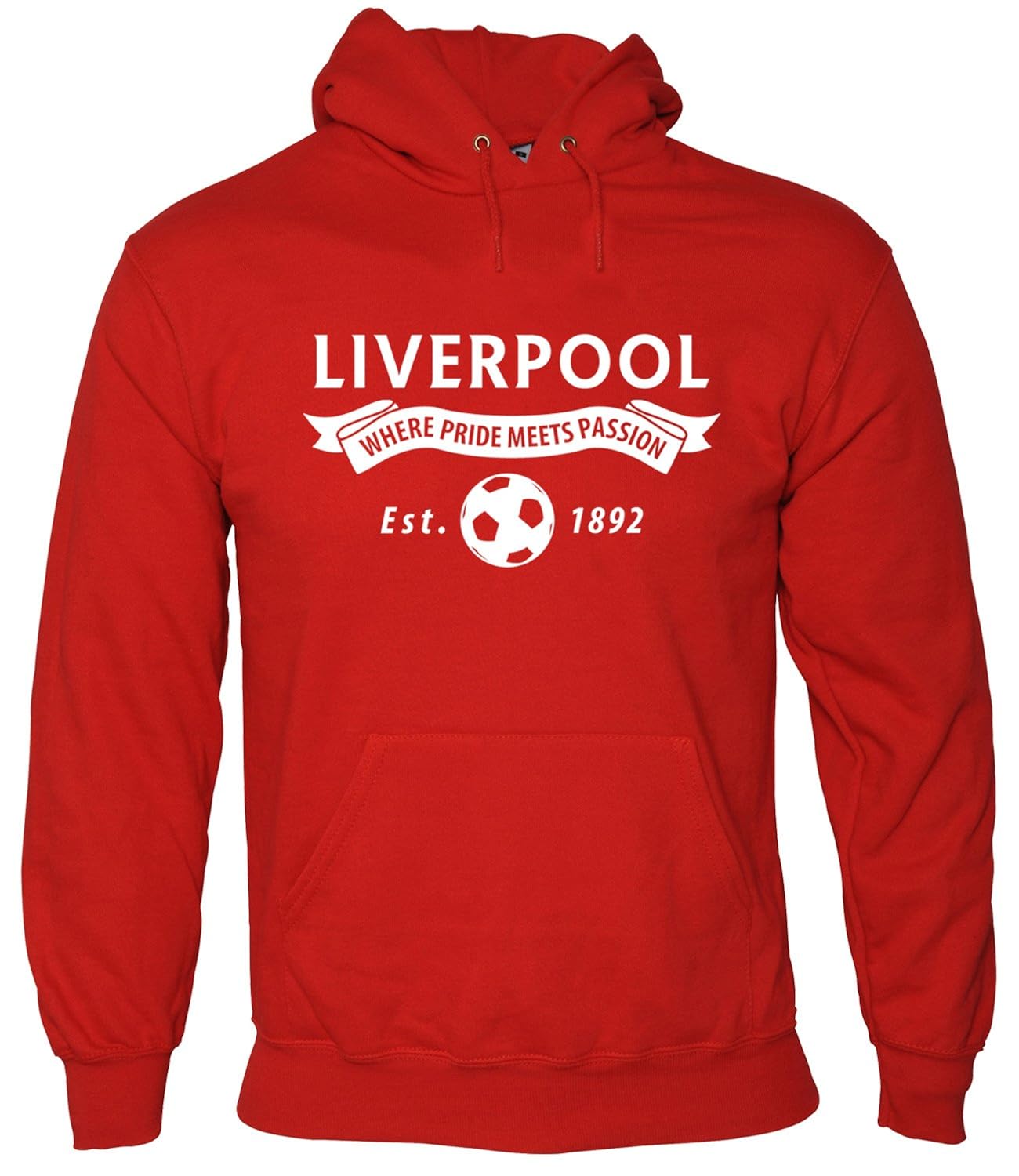 Liverpool Fan Children's Hoodie - Red - 14-15 yrs: Amazon.co.uk: Clothing