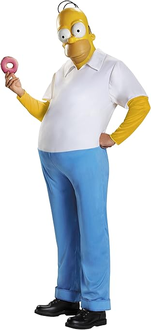 Adult The Simpson's Homer Deluxe Costume: Amazon.ca: Clothing & Accessories