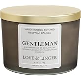 Amazon.com: Bourbon Scented Candle | Candles for Men | Masculine Candles | Luxury Soy & Beeswax ...