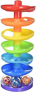 Amazon.com: KidSource Super Spiral Tower - Ball Drop and Roll Activity ...