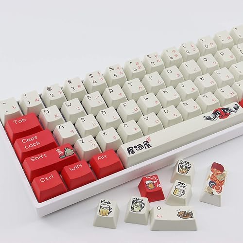 GATERON PBT Dye Sublimation Custom Injection Keycaps Upgrade 108key ...