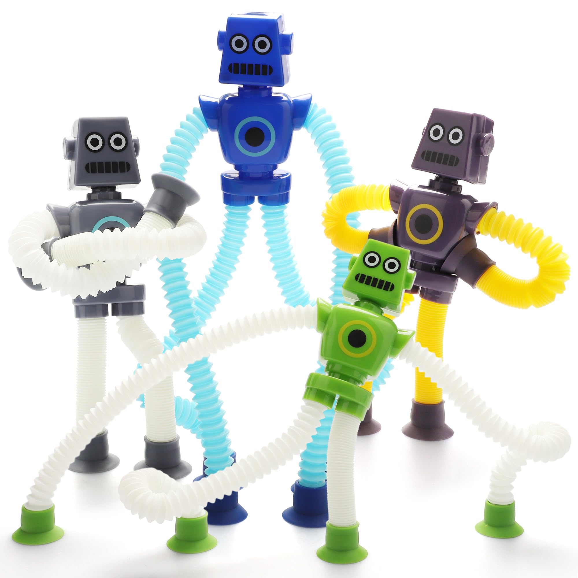 Mua Boxgear 4pcs LED Shape Changing Robot Toys Telescopic Pop Tube ...