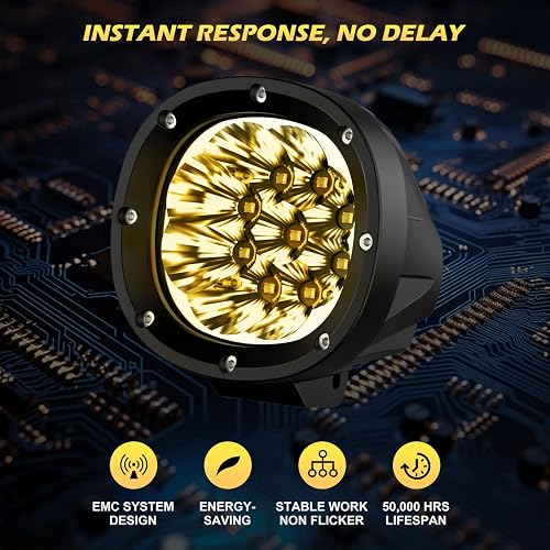 4 Round Led Driving Lights C4 Series | 4 Inch 100W Round Offroad LED