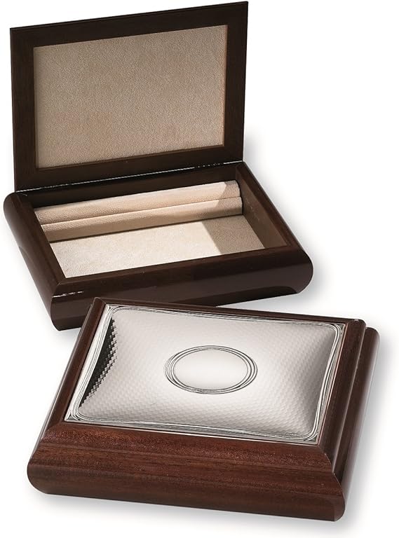 Amazon.com: Sterling Silver Jewelry Box Organizer Storage, Engreavable ...