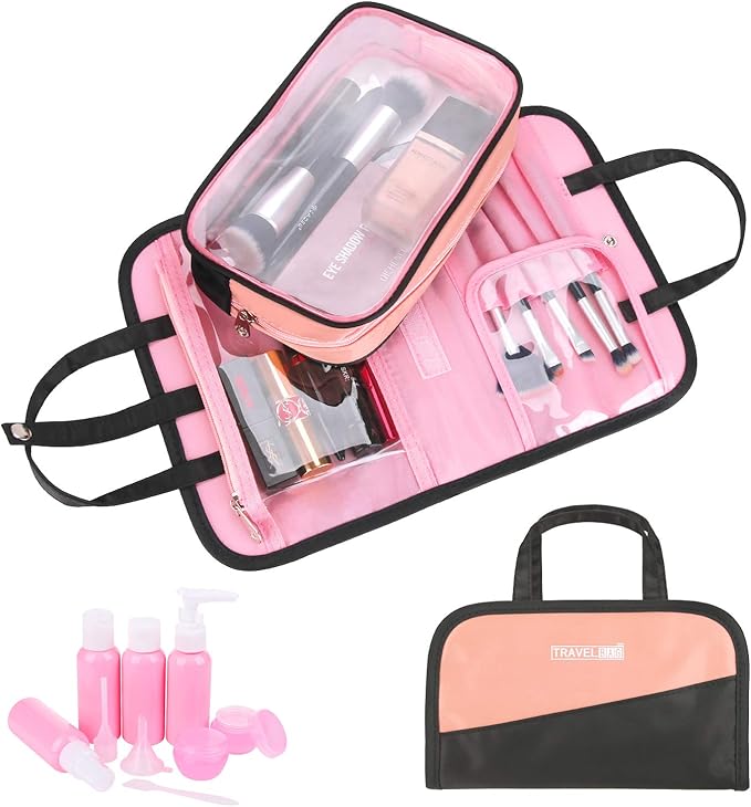 3 in 1 Make up Bag, DIMJ Cosmetic Bag for Women with Removable ...