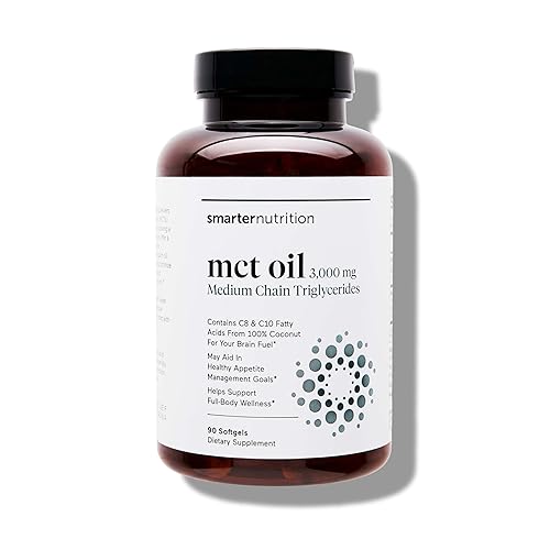 SMARTERNUTRITION MCT Oil Capsules C8 and C10 - Ketogenic Fuel for Brain ...