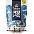 Amazon.com : SKIPPER'S Cod Fish Skin Extra Small Jerky Cubes - Gently ...