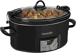 Amazon.com: Crock-Pot 7-Qt. Cook n' Carry Programmable Countdown Slow Cooker: Home & Kitchen