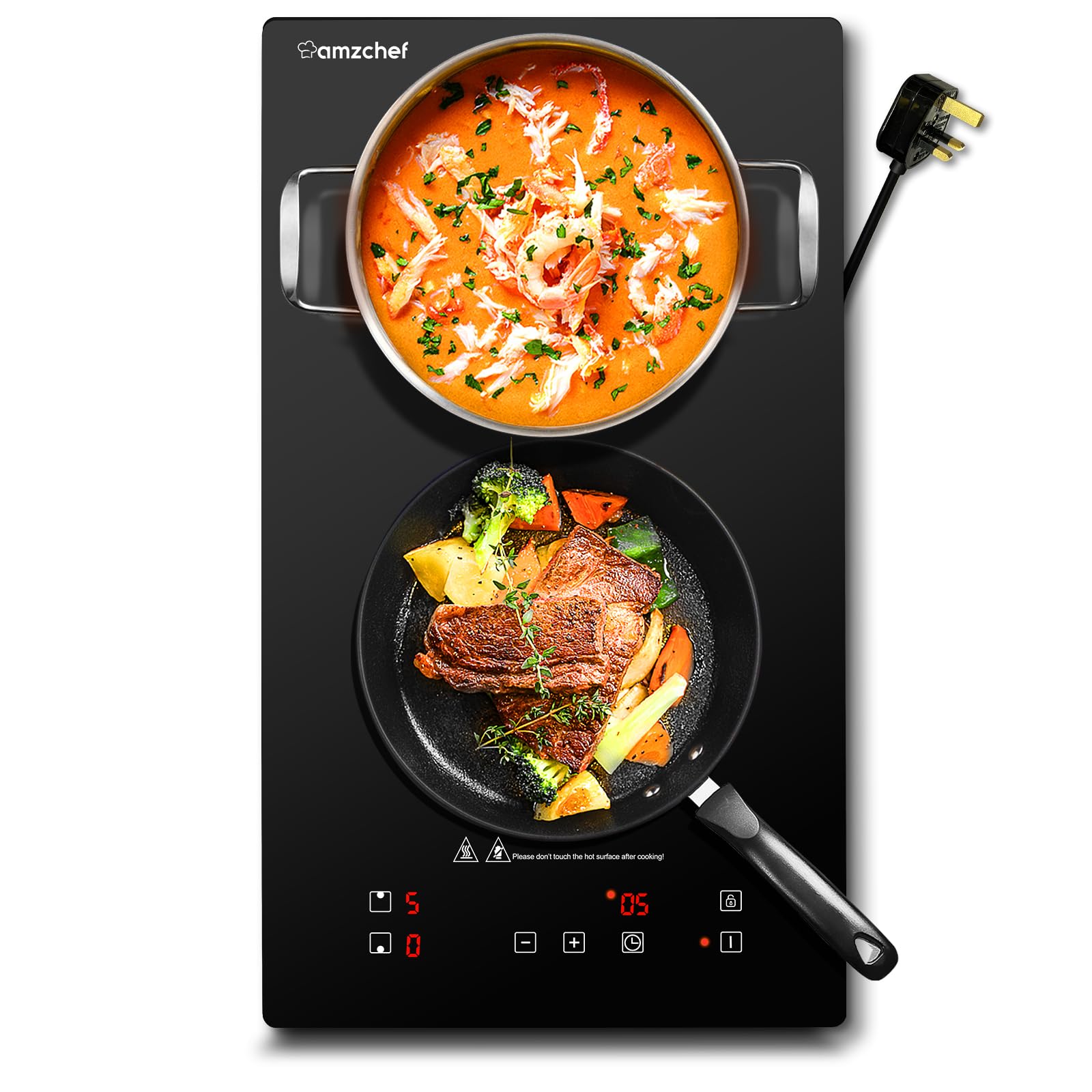 Mua Domino Plug In Induction Hob, 2800W Built-In Electric Cooktop with ...
