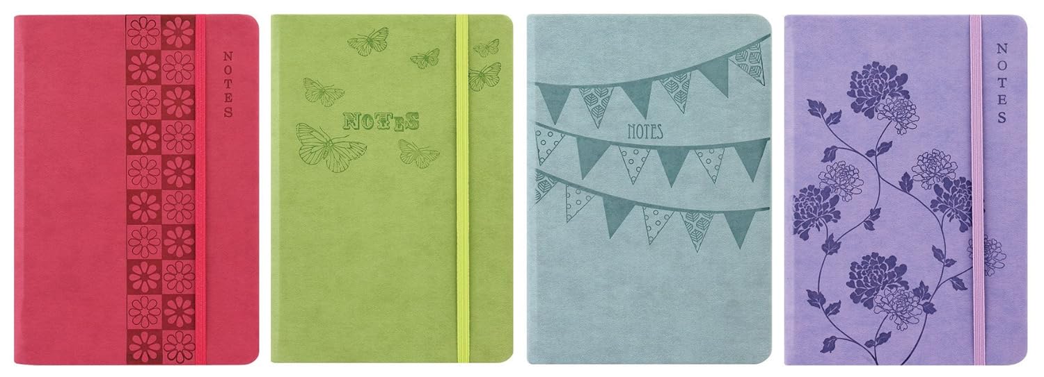 Easynote A4 Soft Touch Notebook - Pastels: Amazon.co.uk: Office Products