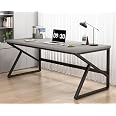 Amazon.com: HSH 70 Inch Long Grey Desk, Large Home Office Computer Desk ...