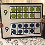 Amazon.com: Learning Resources Giant Magnetic Ten Frame Set, Classroom ...