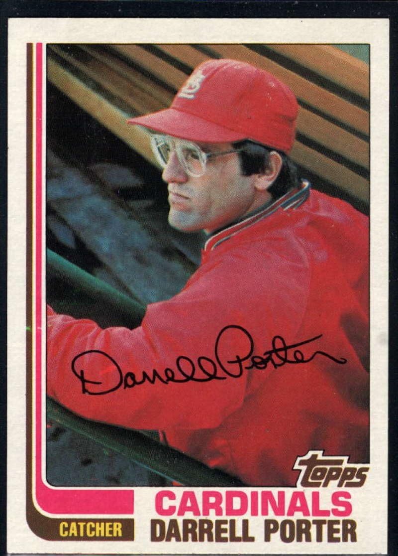 Amazon.com: Baseball MLB 1982 Topps #447 Darrell Porter Cardinals ...
