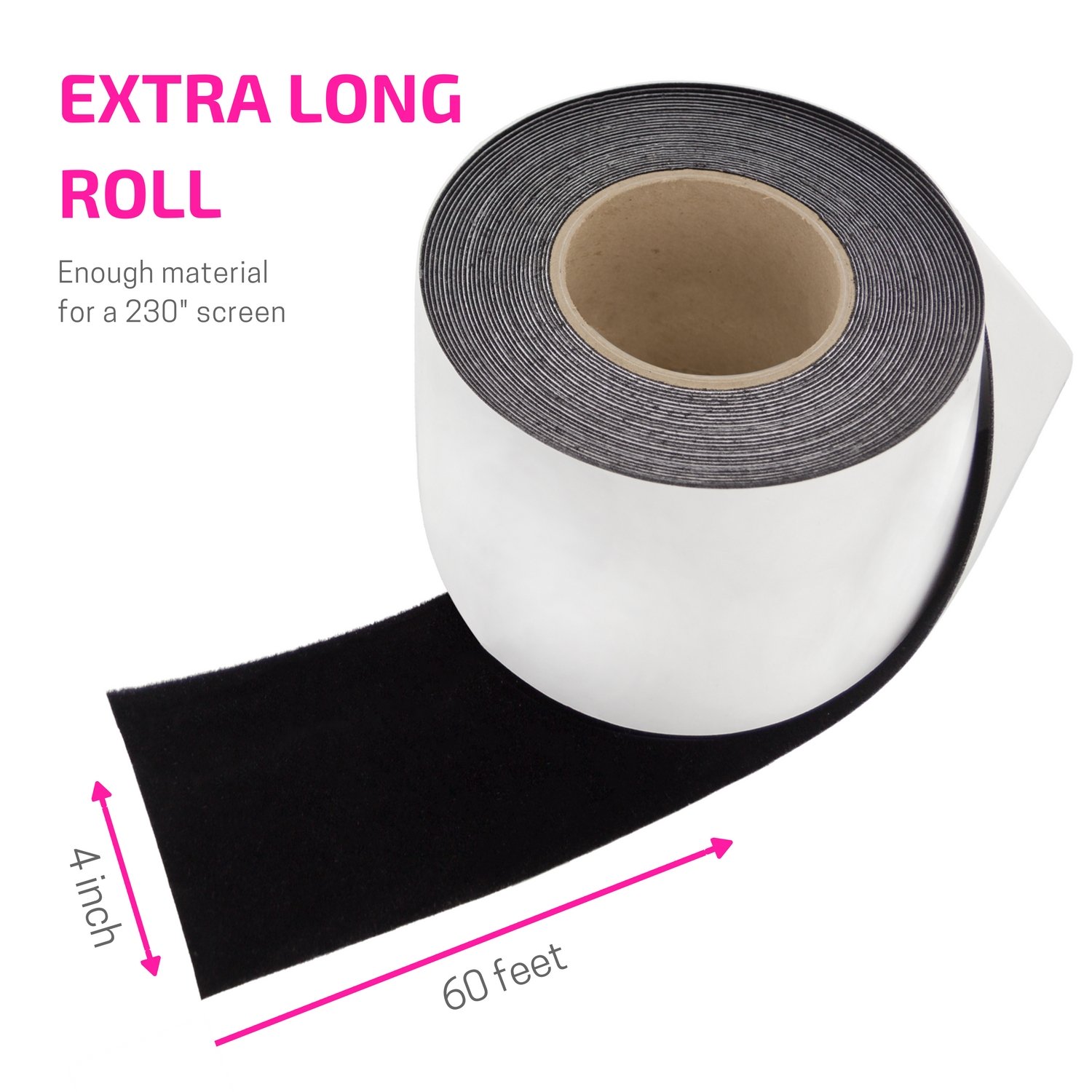 Mua ConClarity 4 in x 60 ft - Vibrancy Enhancing Projector Screen Felt ...