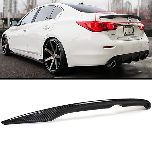 JDM OE EAU Rogue Style Carbon Fiber Trunk Lid Spoiler Wing Replacement ...