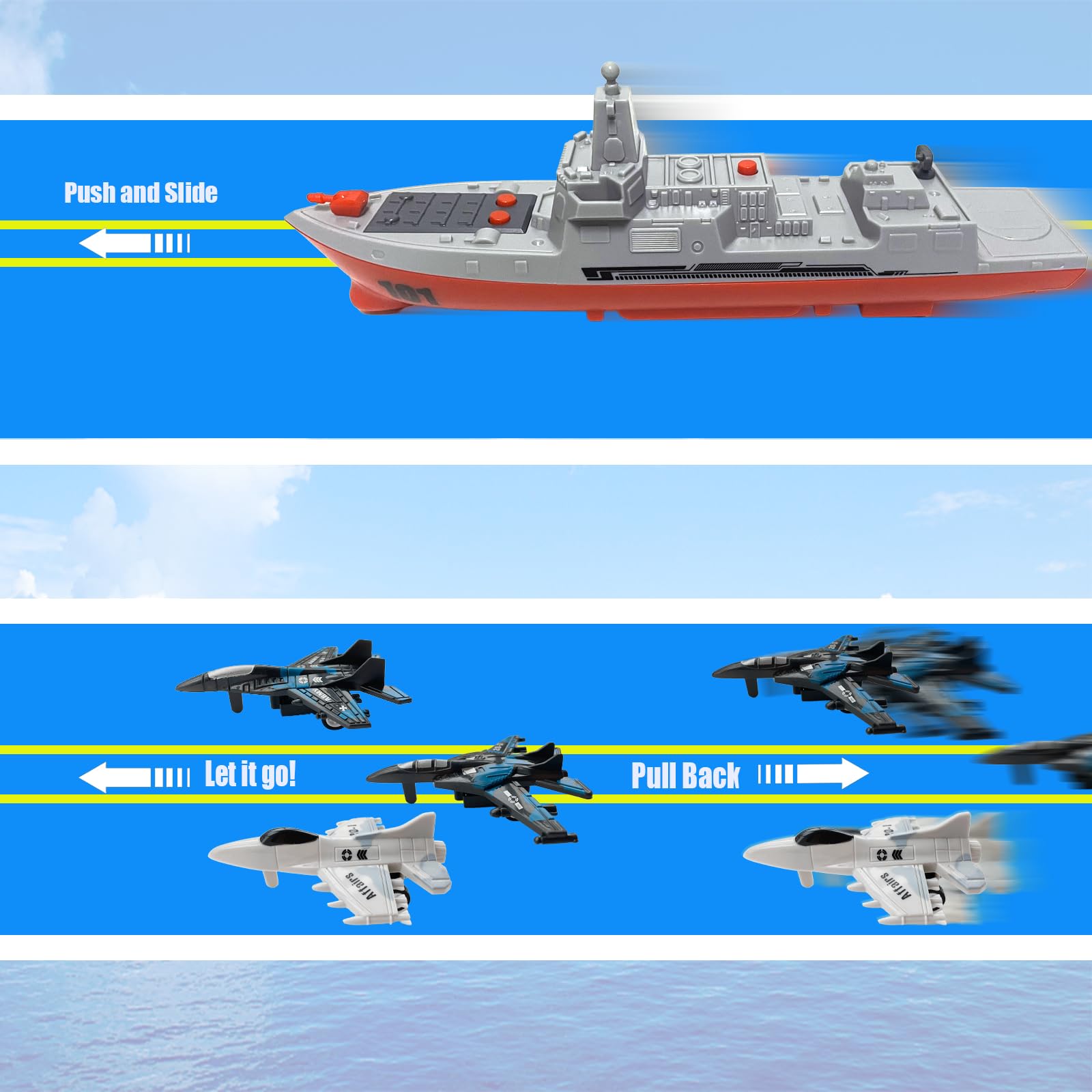 Mua WASAiKA Military Naval Vessel Naval Ship with Launching Cruise ...