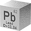 Lead Cube - Metal Element Cubes - Laser Engraved Density Cube Set for a ...