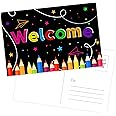 Amazon.com : WaaHome Welcome Back to School Postcards for Students ...