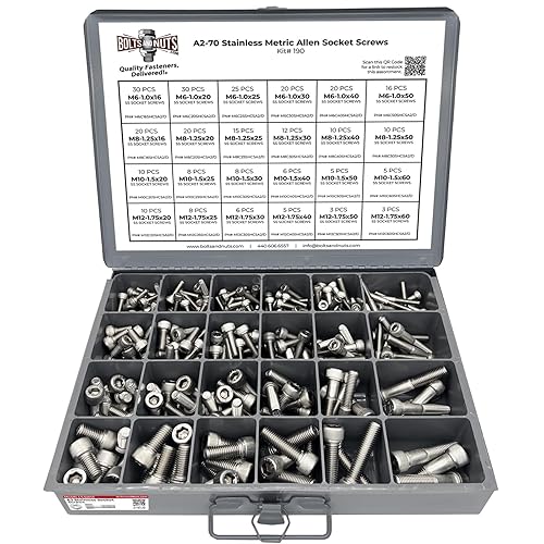 Metric Stainless Steel Allen Socket Head Cap Bolts Screws A2 18-8 (304 ...