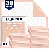 Amazon.com: MKISS Extra Large Bed Pads 40" x 36"(30 Count), Disposable ...