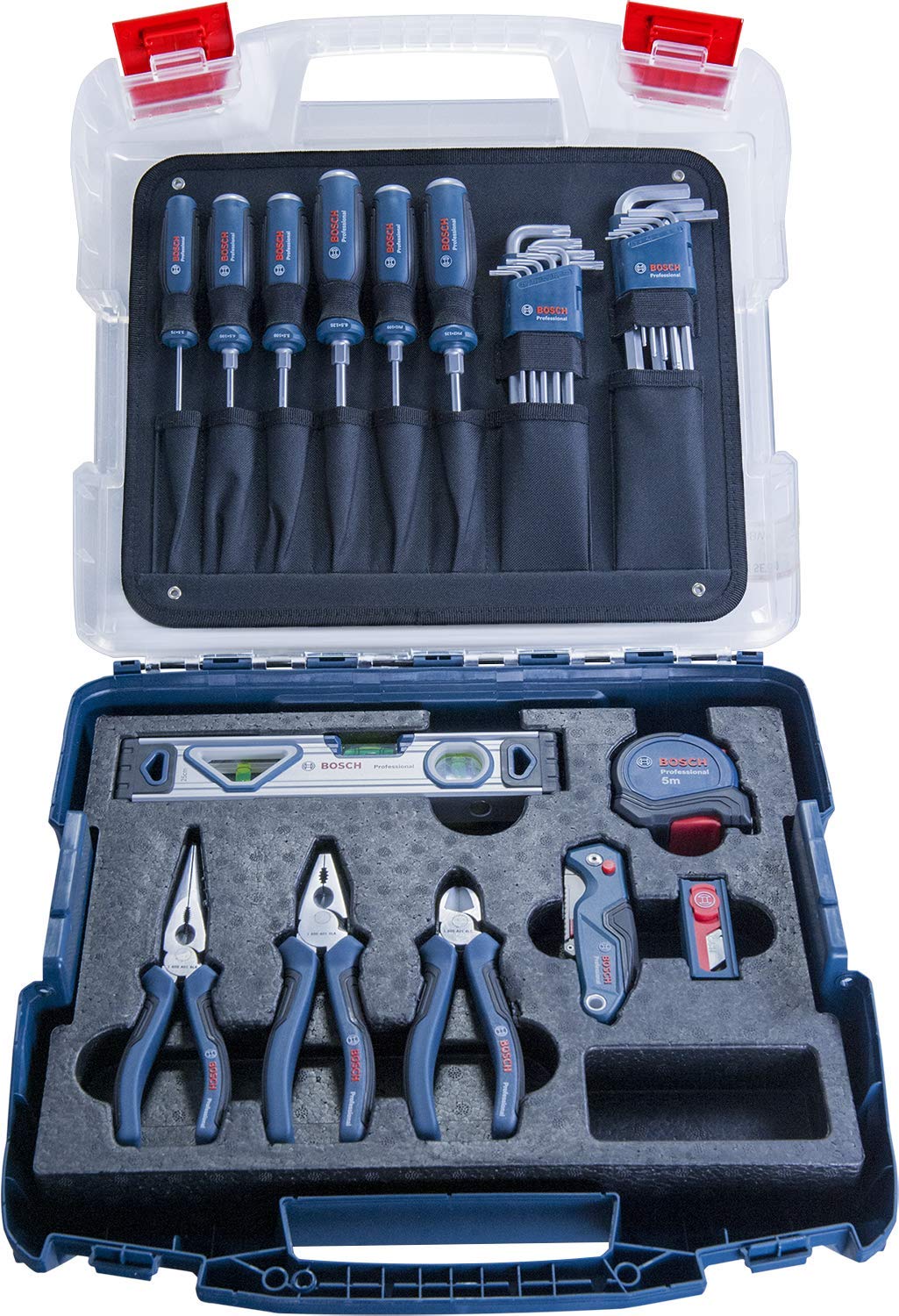 Hand Tools Bosch Professional 1600A016BW Professional Hand Tool Set 40 ...