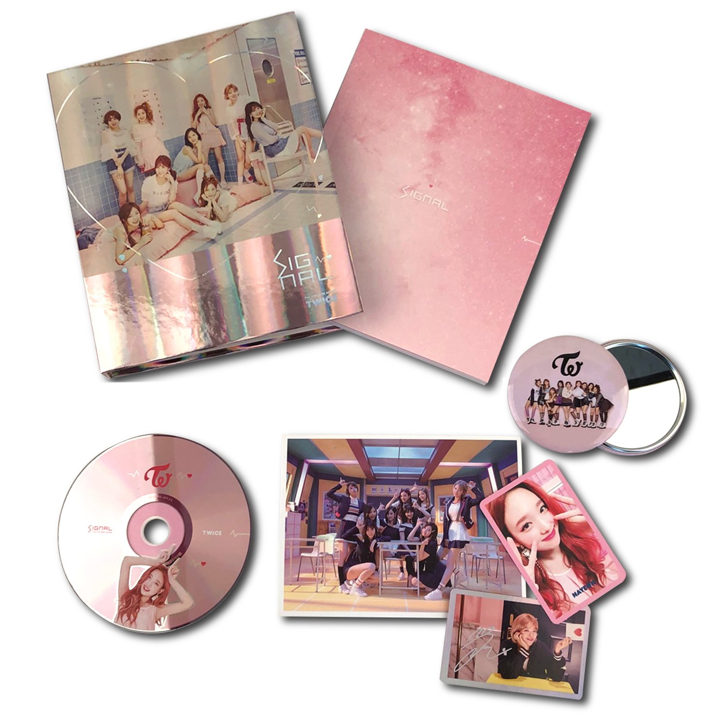 TWICE 4th Mini Album - SIGNAL CD + Photobook + Photocard + Special ...