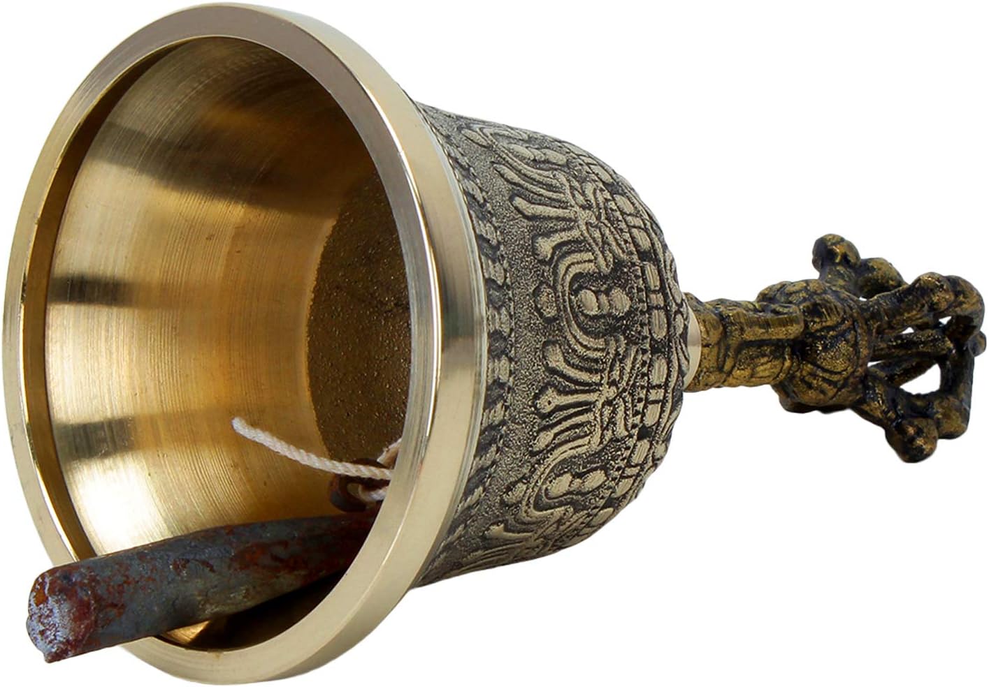 Zap Impex® Tibetan Hand Bell/Meditation & Prayer Bells Dorje Vajra ...