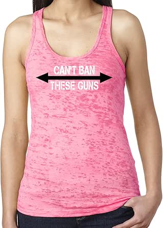 Amazon.com: SoRock Women's Can't Ban These Guns Tank Top : Clothing ...