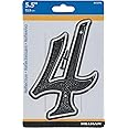 Amazon.com: Hillman 5.5" Black House Number 4, Plastic House Number ...