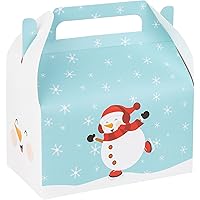 Amazon.com: Snowman Party Favor Treat Boxes – 10 Pack - Easy Assemble ...