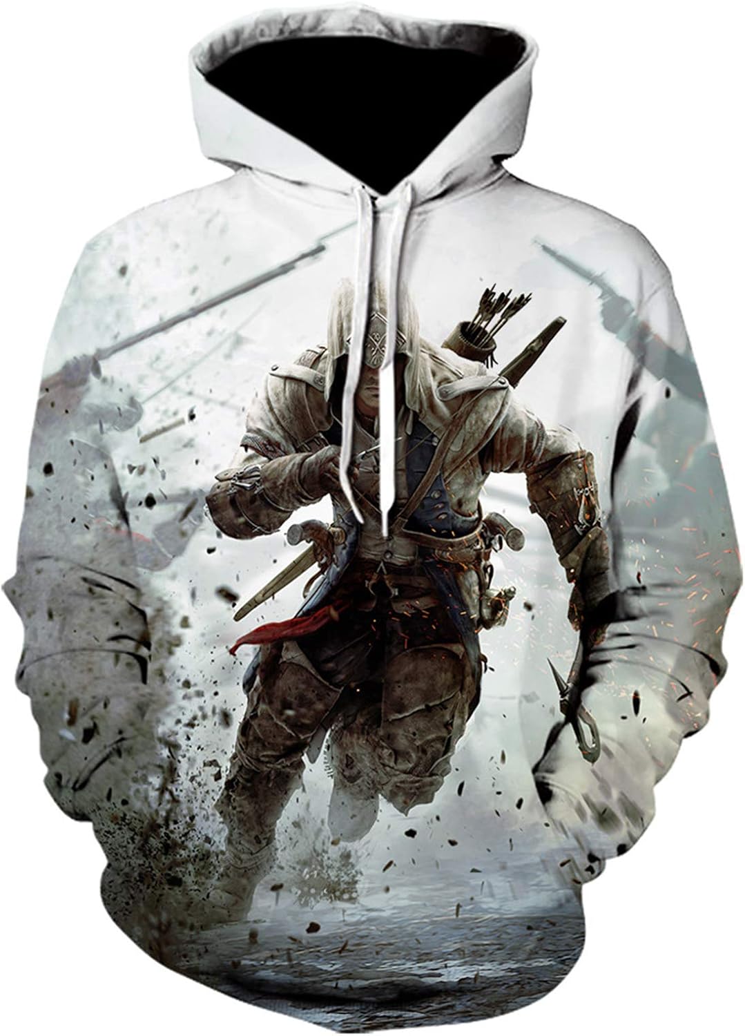 CYANDJ-Assassin's Creed-Unisex Sweater 3D Hoodie Long Sleeve Casual ...