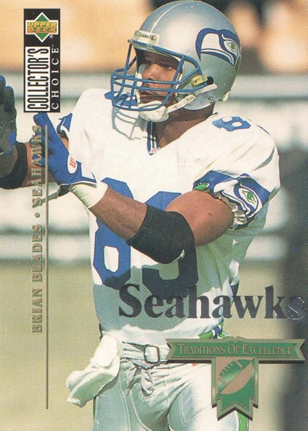 1994 Collector's Choice Football Silver #59 Brian Blades Seattle Seahawks at Amazon's Sports ...
