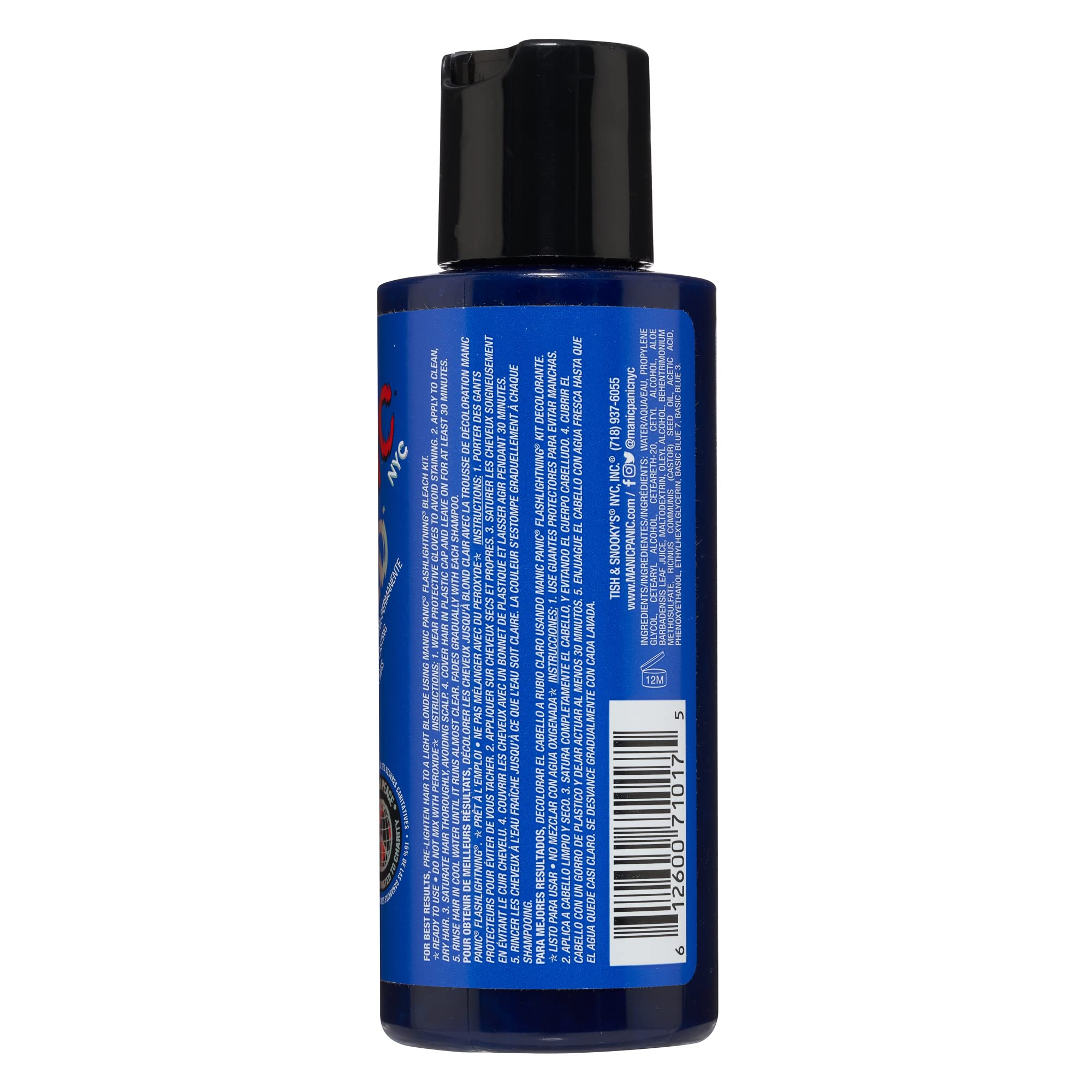 Mua MANIC PANIC Bad Boy Blue Hair Color - Amplified - Semi-Permanent ...