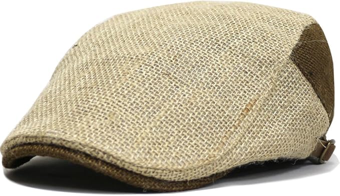 Amazon.co.jp: Men's Popular Hemp Hunting Hat Men's Summer Hunting Hemp ...