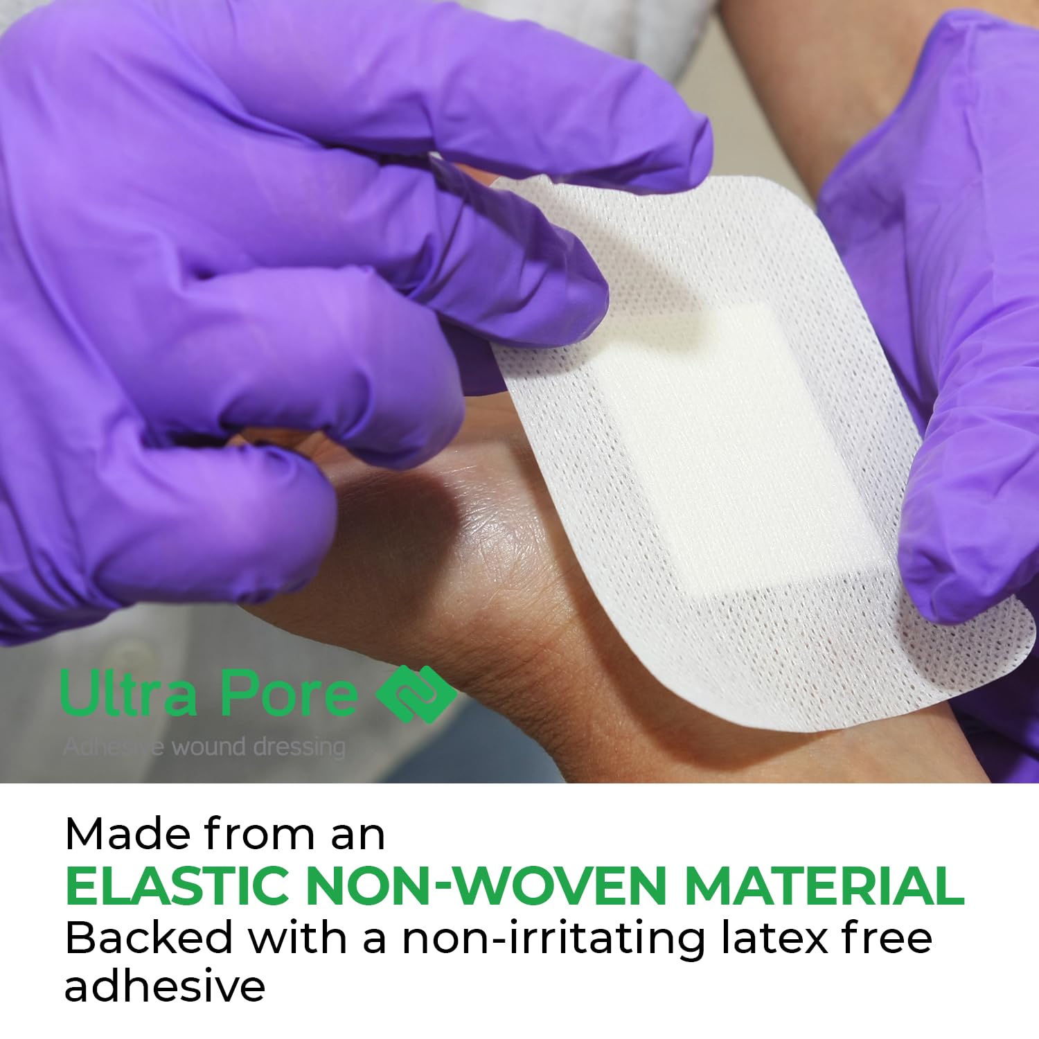 Mua Sterile Adhesive Bandages 4 x 4 Ultra Pore Soft - Highly Absorbent Gauze Dressing for First ...