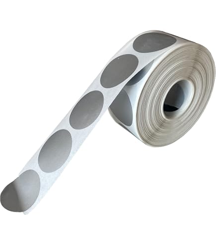 Round Scratch Off Labels My Scratch Offs 1000 Silver Hologram Stickers ...