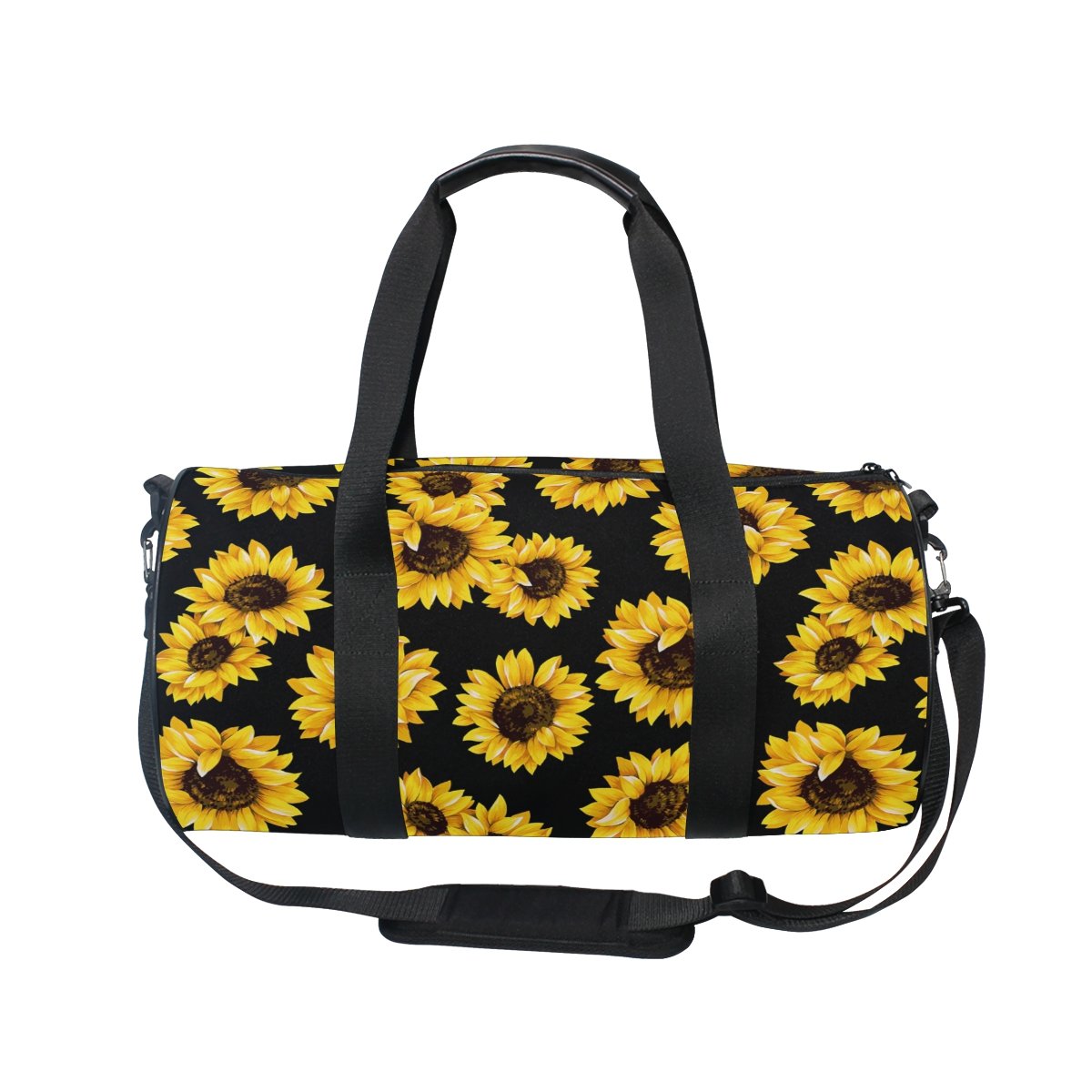 Amazon.com : ALIREA Sunflower Pattern Cosmetic Bag Travel Makeup Train ...