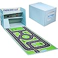 Amazon.com: Livememory Toy Car Garage Box - Toy Car Storage Toy Car Box ...