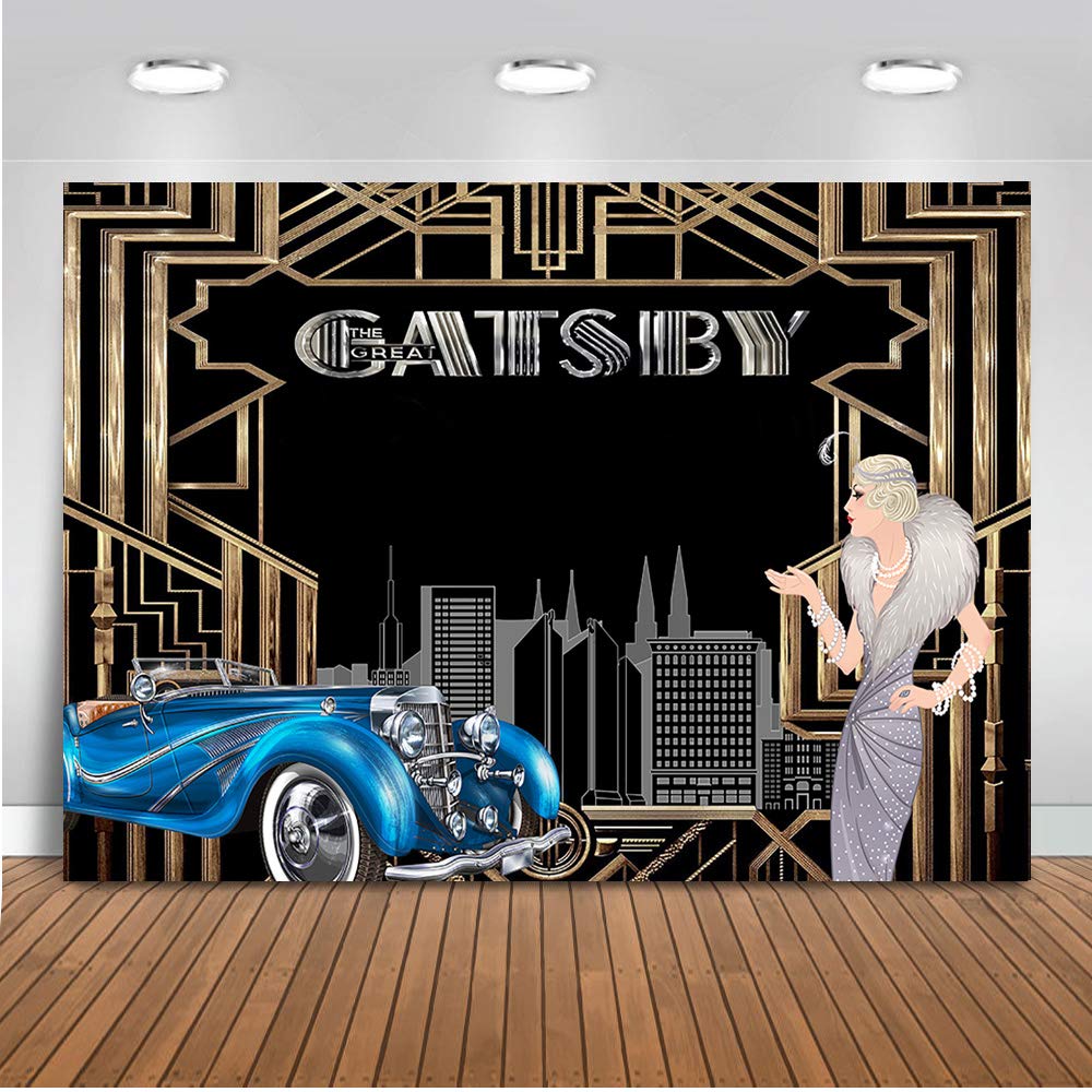 Buy Mehofoto The Great Gatsby 20s Style Backdrop 1920's Retro Flapper ...