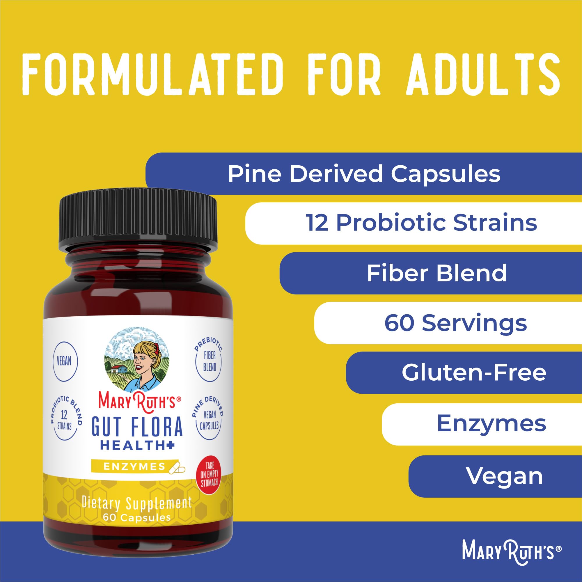 Mua MaryRuth Organics Gut Flora Health+ Enzymes | Up to 2 Month Supply ...