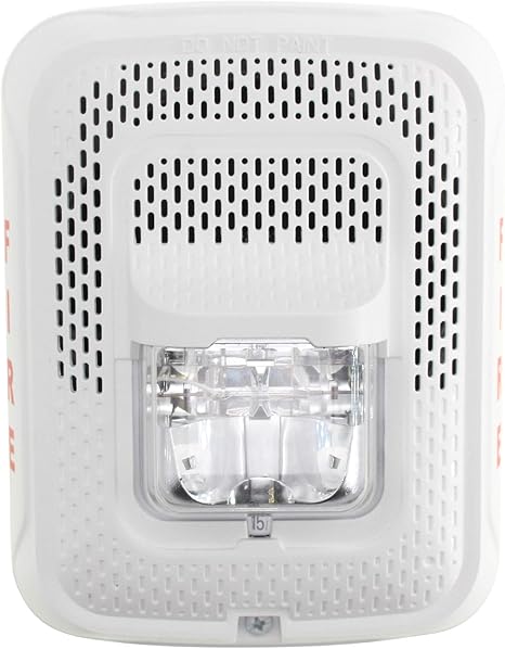 Amazon.com : System Sensor SPSWL Wall Mount Speaker Strobe, Clear Lens ...