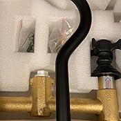 SITGES Antique Wall Faucet, Two Handle Bathroom Sink Wall Mount Faucet ...