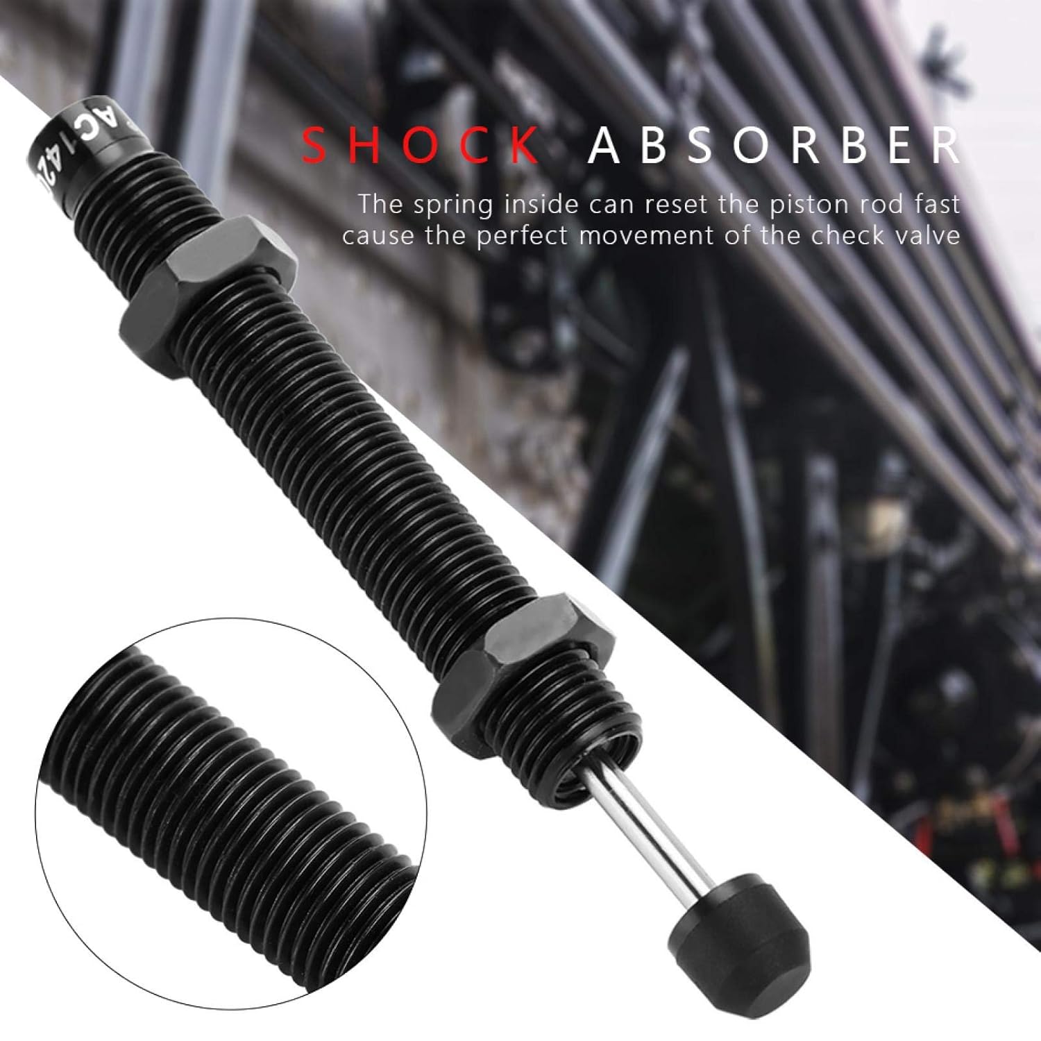 stainless steel Hydraulic Buffer x 20mm high hardness Pneumatic Shock ...