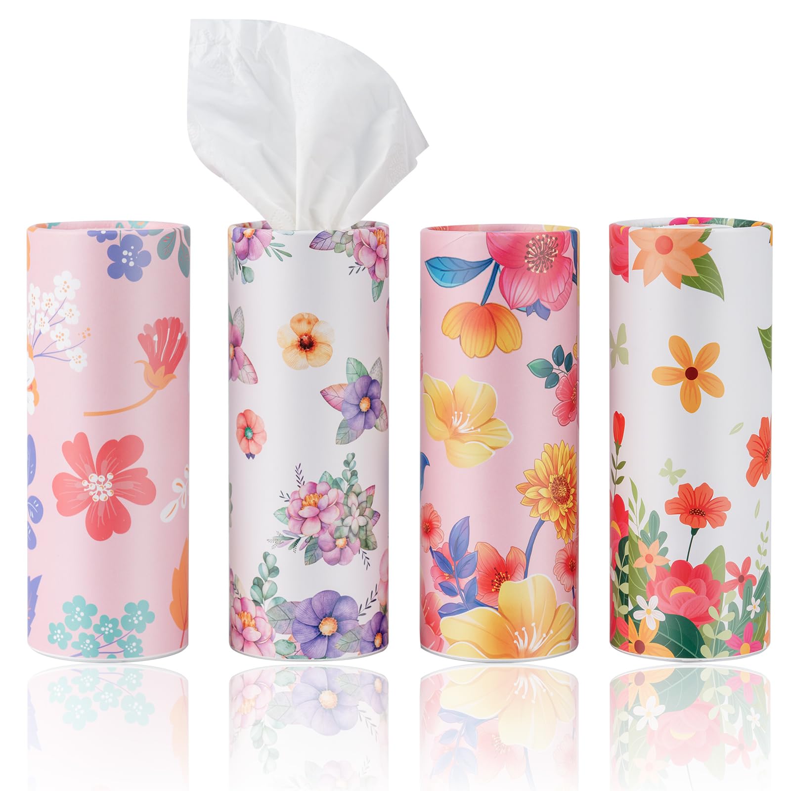 Car Tissues Canned Tissue Cylinder Tissue Boxes Perfect for Car Cup ...