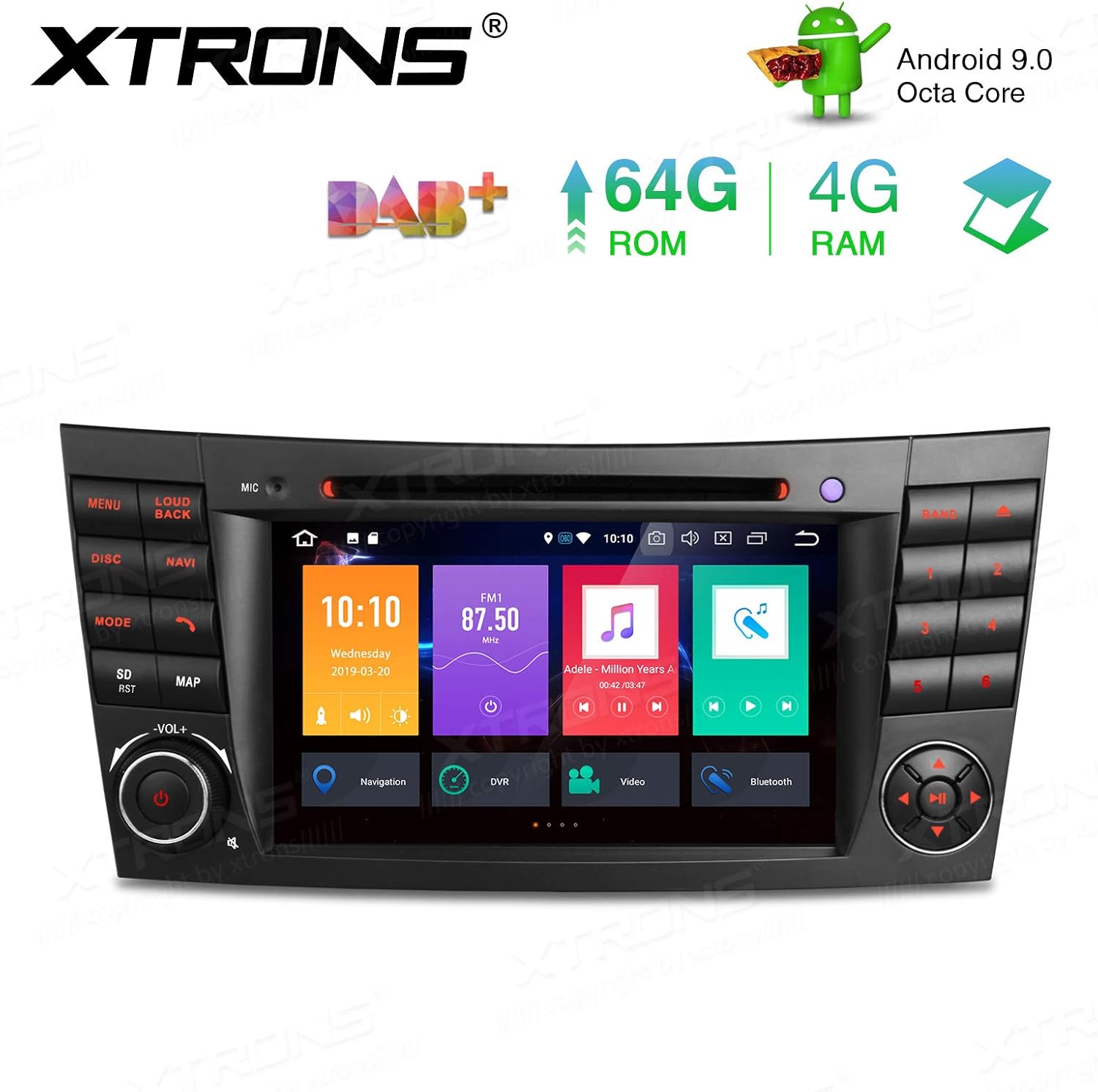 XTRONS 7" 4GB RAM 64GB ROM Android Autoradio mit: Amazon.de: Elektronik