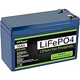 Amazon.com: 2 Pack ExpertPower 12V 10Ah Lithium LiFePO4 Deep Cycle Rechargeable Battery | 2500 ...