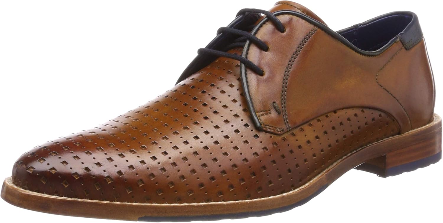 Daniel Hechter 811229151100, Men’s Derby Derbys, Brown (cognac 6300), 6 ...