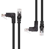 Amazon.com: Cable Matters 10Gbps Combo-Pack 90 Degree Cat 6, Cat6 Right ...